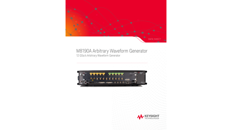 M8190A 12 GSa/s 任意波形发生器 | Keysight